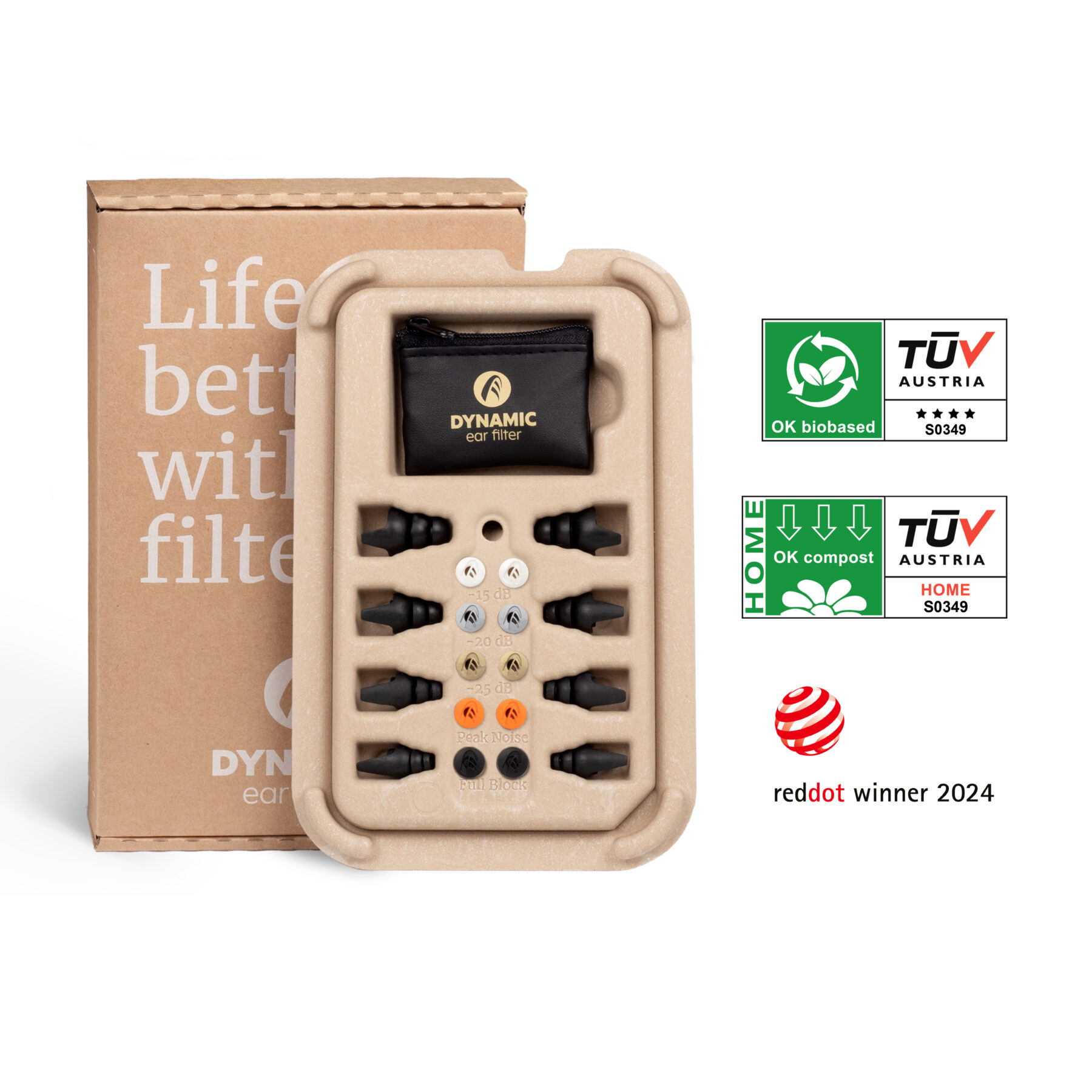 Full pack - DYNAMIC ear filter - Europe